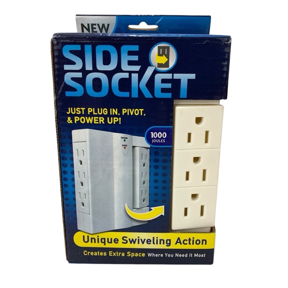 Other | Side Socket Swiveling Power Strip | Poshmark